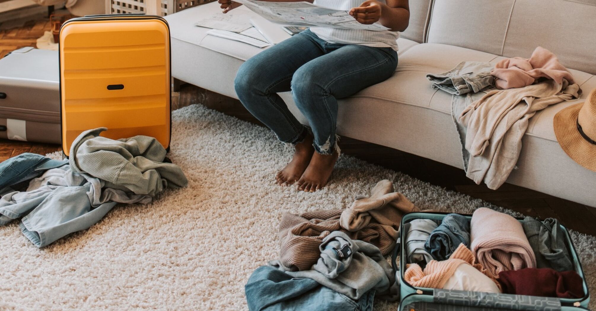 How to get rid of excess clothing during a trip and do a good deed ...